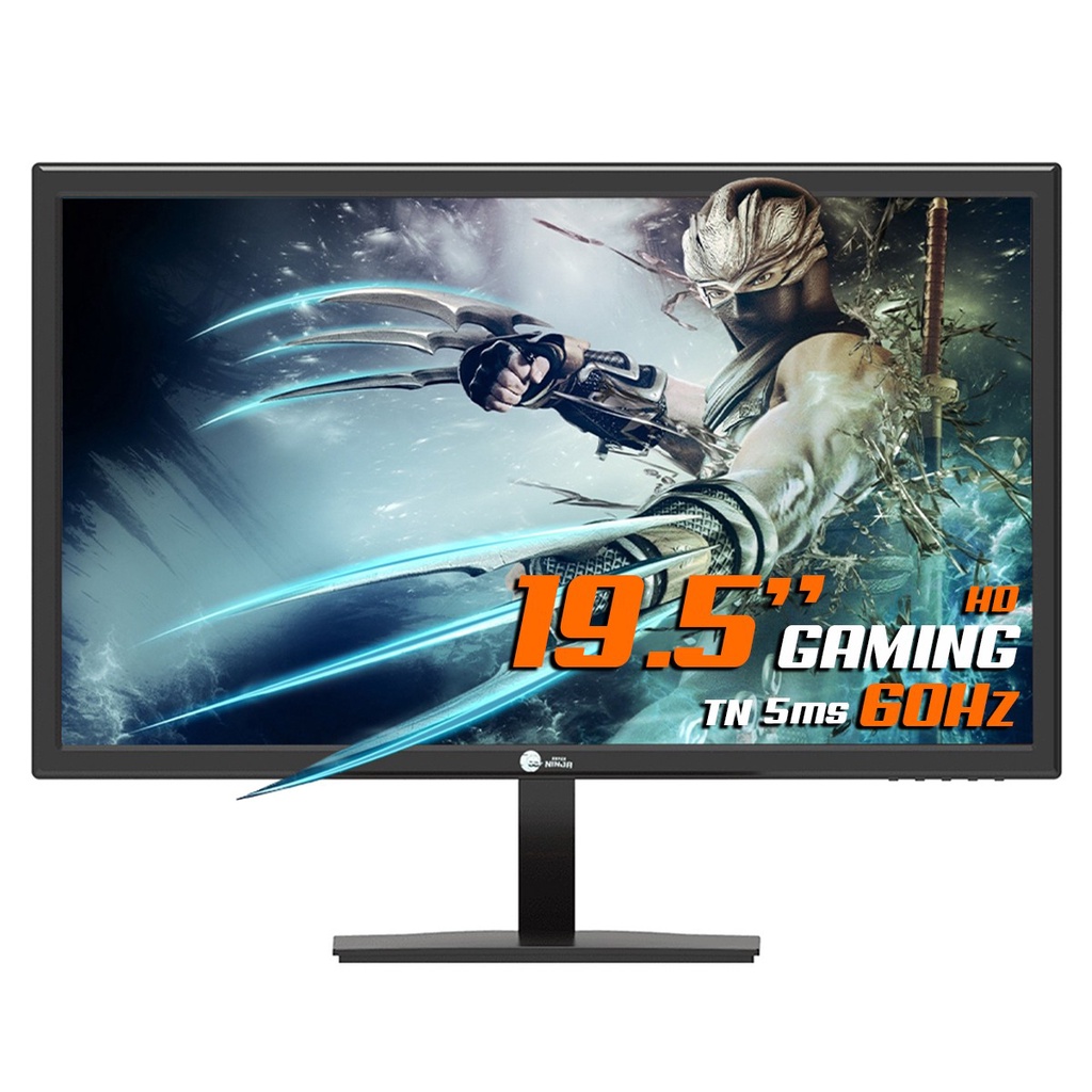 Monitor Gamer Ninja, 19.5 Pol, 60Hz, LED, 900p, HDMI / VGA, MGN-001-19S ...