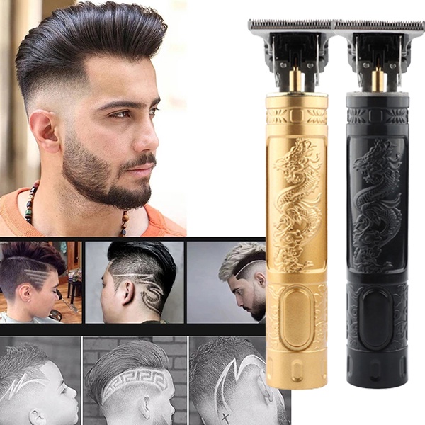 Professional T9 Hair Clipper Finish Cordless Vintage Shaver Trimmer ...