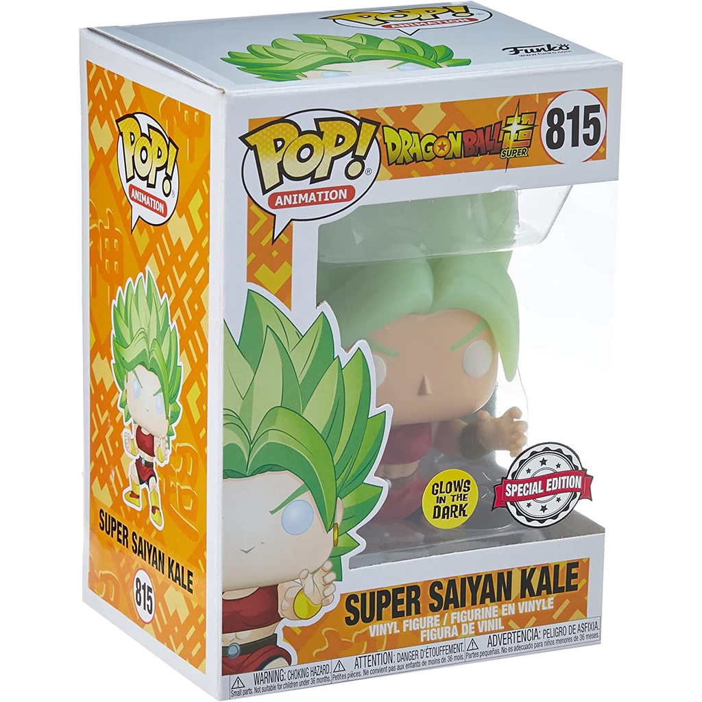Funko Pop Super Saiyan Kale 815 Glows In The Dark Special Edition ...