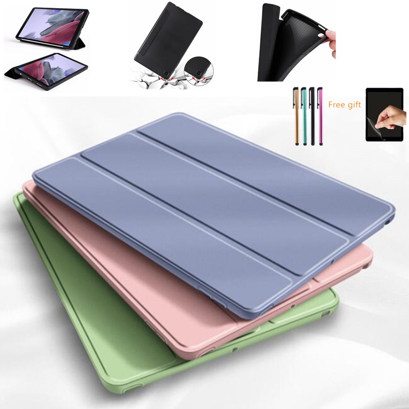 Capa Flexível Com Três Dobras + Película + Caneta Para Tablet Samsung ...