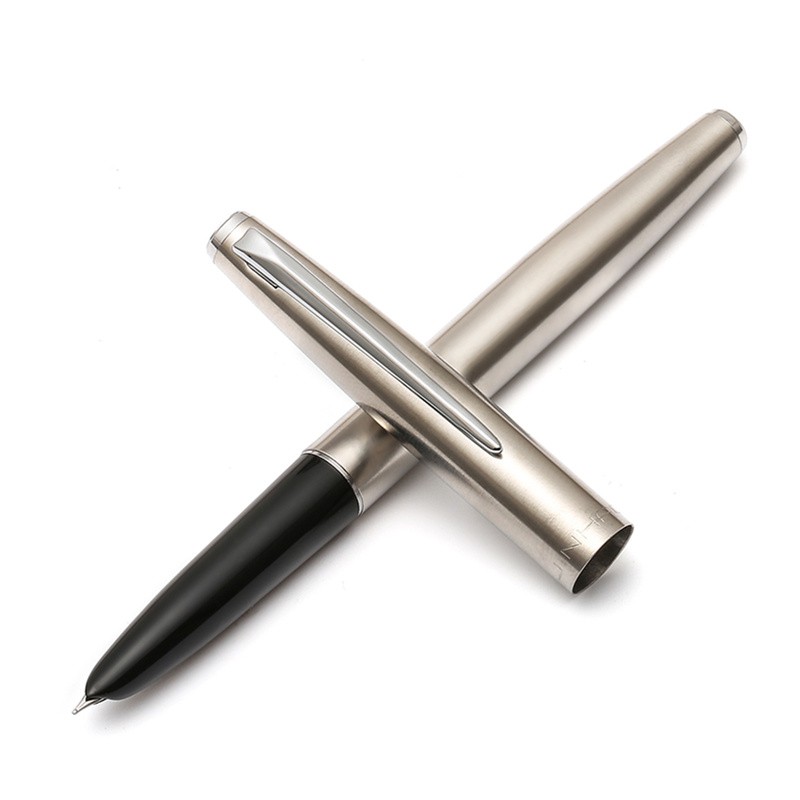 PenLab 911 Fountain Pen, Financial Tip 0.38mm Extra Fine Silver Color ...