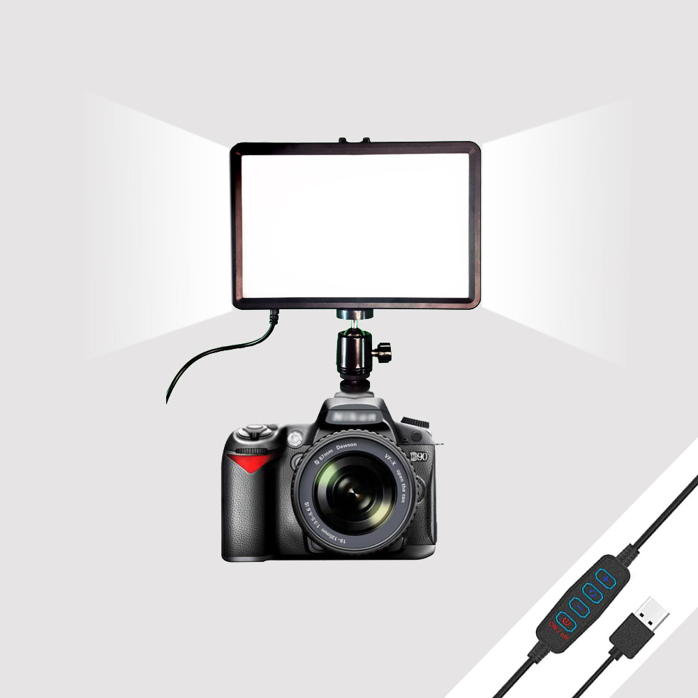 Led Na Câmera Luz De Vídeo Fotografia Luz Portátil Profissional Para ...