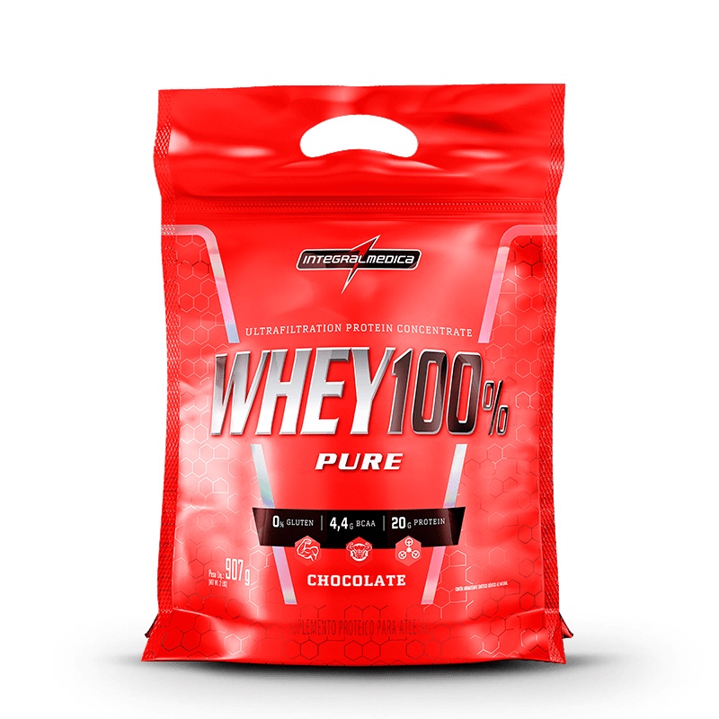 Refil Whey Protein Concentrado 100% Puro sabor Cookies & Cream 907g ...