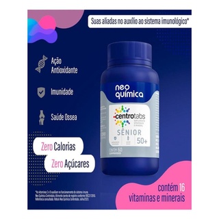 Centrotabs Senior 50+ 60 Comp Multivitaminico Para Idoso | Shopee Brasil