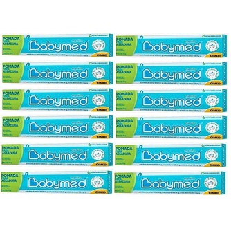 Babymed kit c/12 Pomadas Para Prevenção e para Assaduras Cimed 45 ...