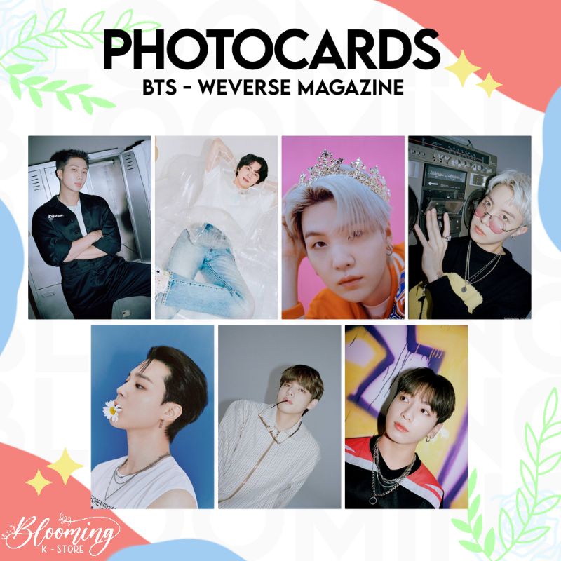 Photocards BTS - Weverse Magazine | Shopee Brasil