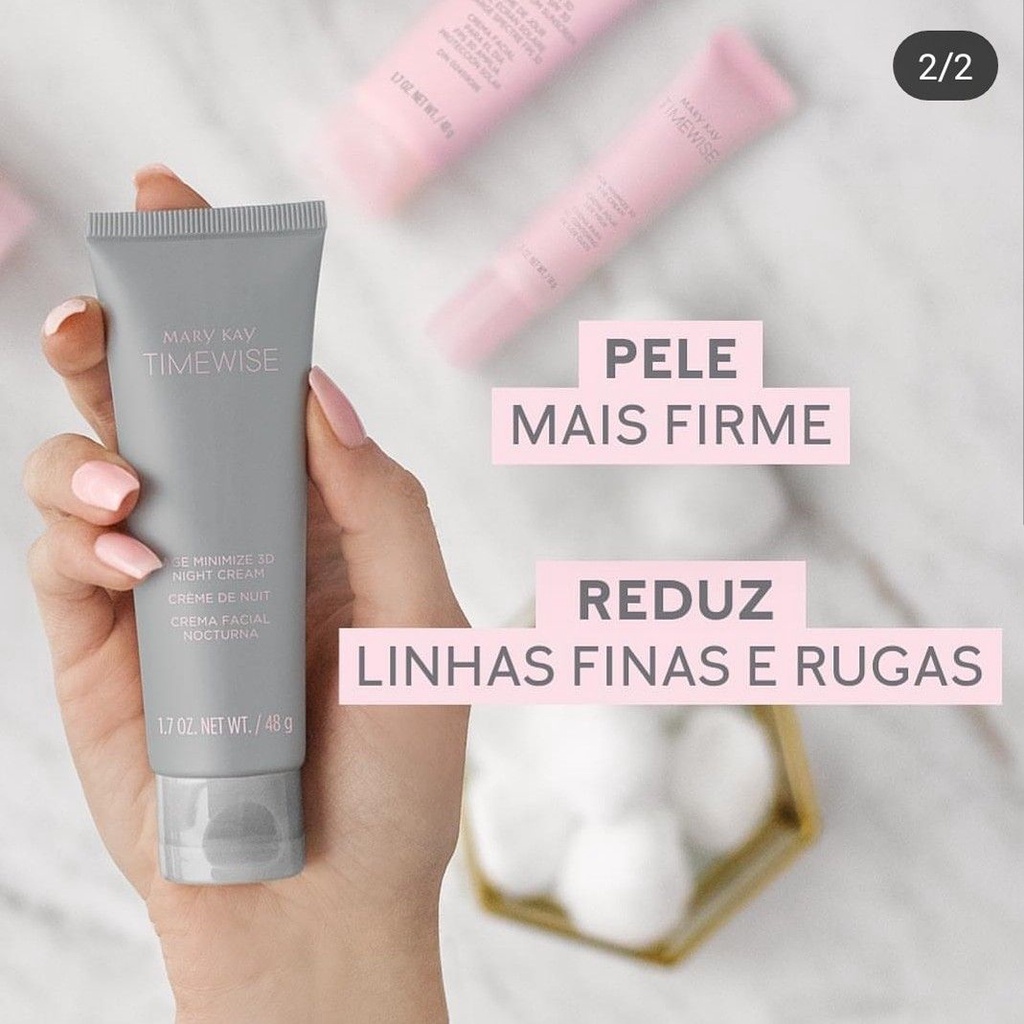 Creme Noturno TimeWise 3D® MARY KAY | Shopee Brasil