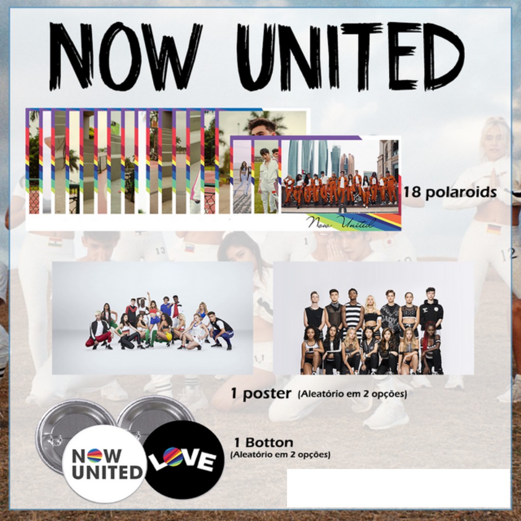 Kit Now United Com Poster + Botton + Polaroids | Shopee Brasil