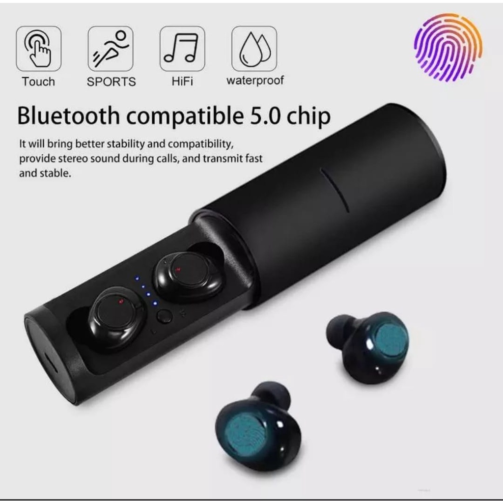Fone De Ouvido Bluetooth Y40 Sem Fio Com Bluetooth Tws Com Microfone ...