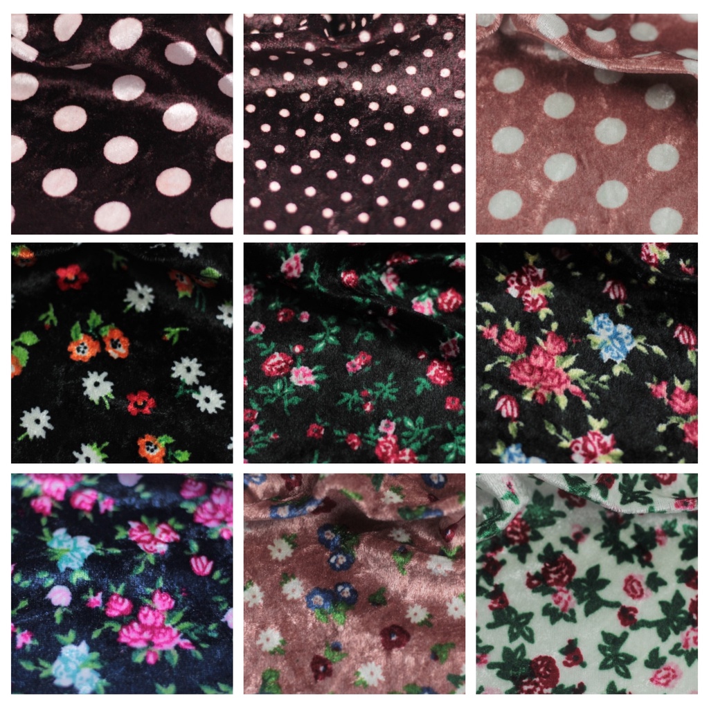 Tecido Veludo Molhado Estampado 90% Poliester 10% Elastano ( 1m x 1.50m ...