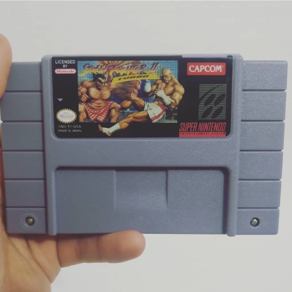 Street Fighter 2 Turbo SNES Super Nintendo Cartucho Americano | Shopee Brasil