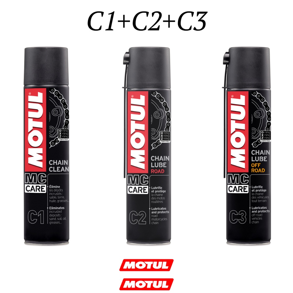 Spray Lubrificante Corrente Motul C1 / C2 / C3 Chain Lube 400ml ...