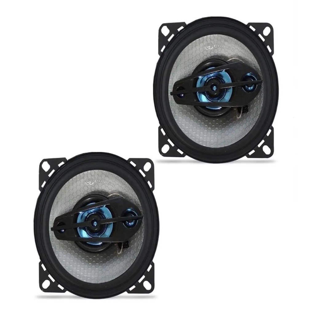 Par Alto Falante 4 Polegadas Triaxial 60w Rms | Shopee Brasil