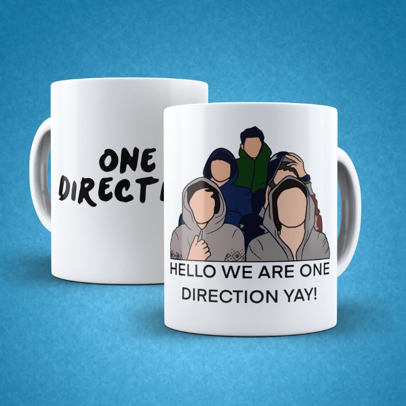 Caneca One Direction - We are One Direction (Porcelana) | Shopee Brasil