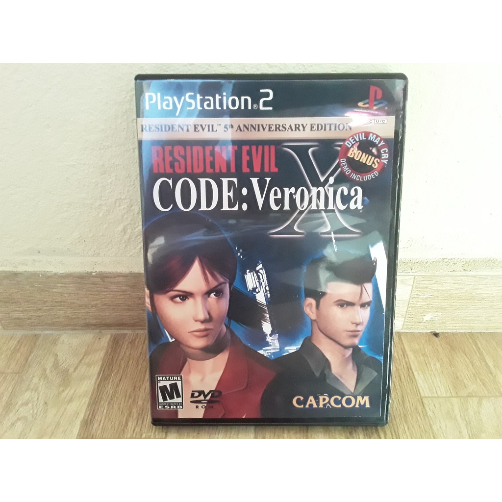 JOGO RESIDENT EVIL CODE VERONICA PS2 BR | Shopee Brasil