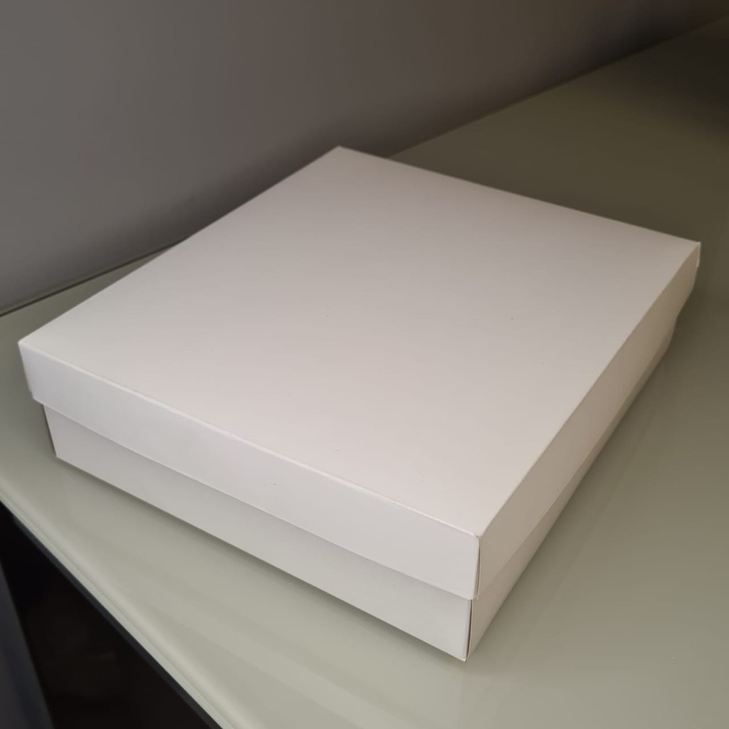 Caixa Presente de Papel - LISA (BRANCO/KRAFT) | Shopee Brasil