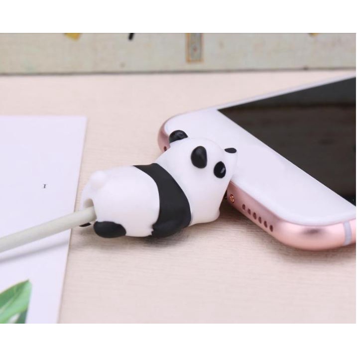 Protetor de Cabo Carregador para Celular Panda | Shopee Brasil