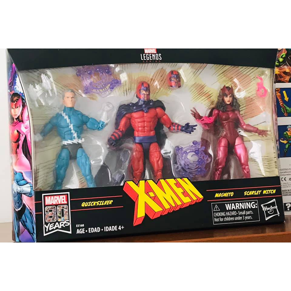 MARVEL LEGENDS FAMILY MATTERS 3-PACK COM MAGNETO , SCARLET WITCH (WANDA ...