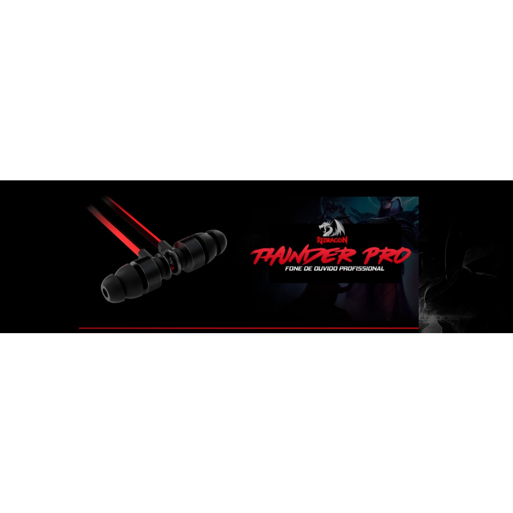Fone De Ouvido Redragon Gaming Thunder Pro - E200 | Shopee Brasil