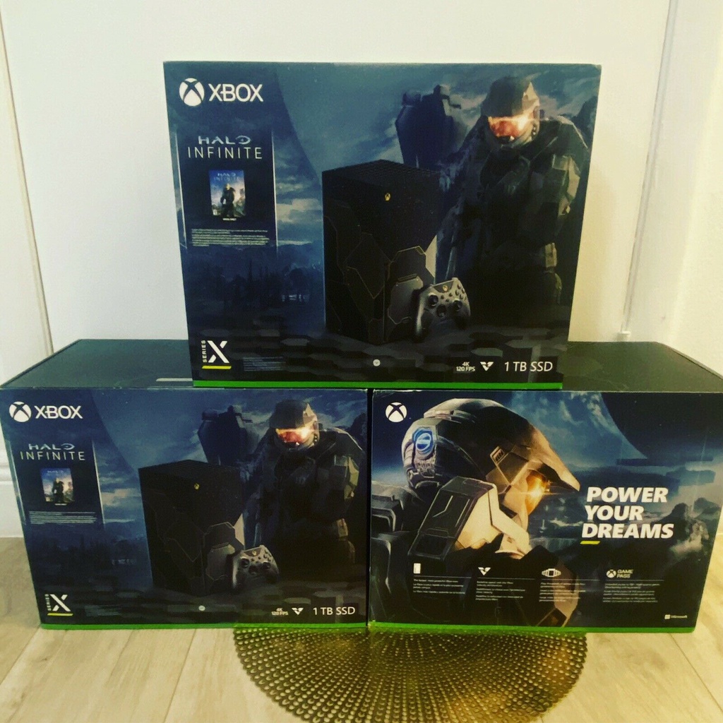 Microsoft Xbox Series X 1TB Console Halo Infinite Bundle Halo Elite controller | Shopee Brasil