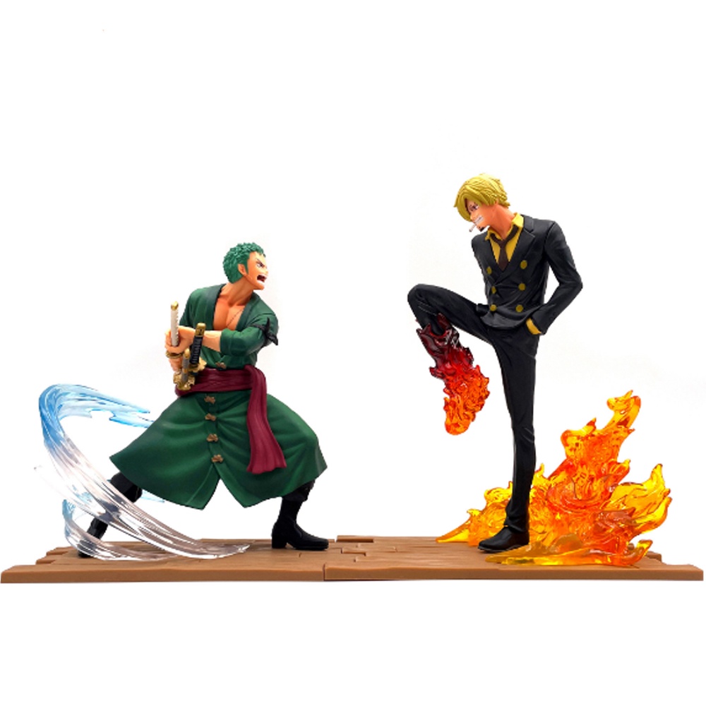One Piece Danji Roronoa Zoro 2 Pçs/set Anime Action Figure Modelo ...