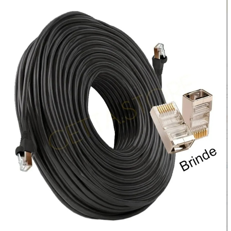 Cabo De Rede Cat6 25 metros Utp Internet 25m - Escorrega o Preço