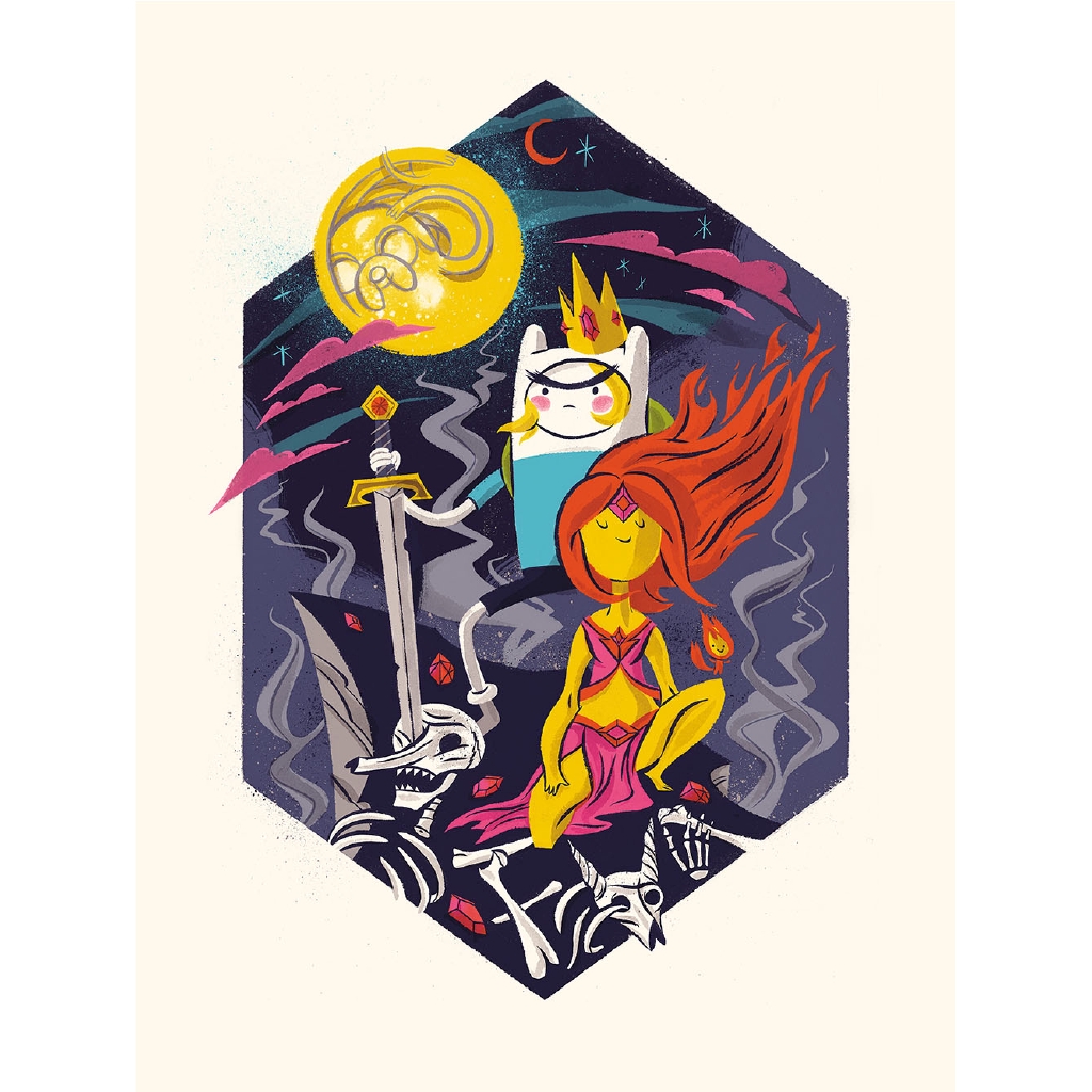 Placa De Parede / Placa De Parede De Time De Aventura Com Finn E Jake ...