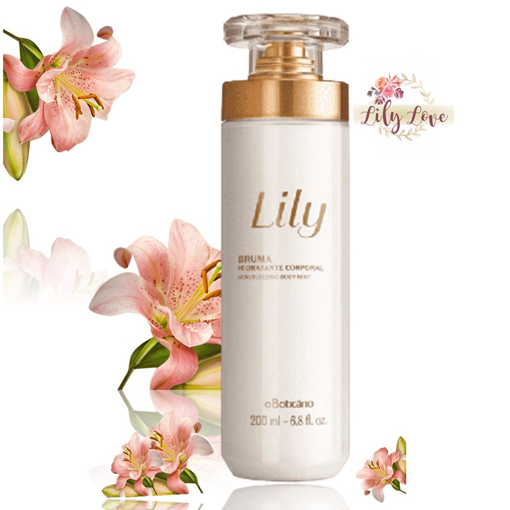 Linha Lily o Boticário original. Bruma ou óleo ou creme acetinado ...