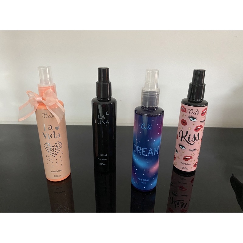 Body Splash Ciclo Várias Fragrâncias Perfume 200ml | Shopee Brasil