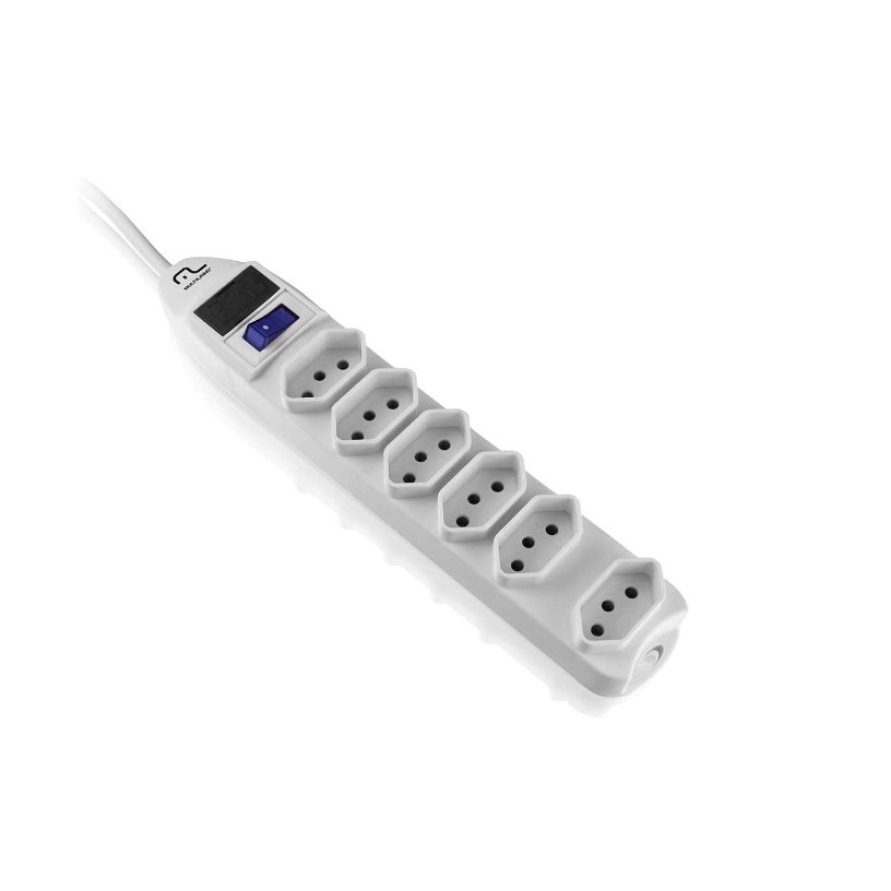 Filtro De Linha 6 Tomadas Bivolt Multilaser Branco WI222 | Shopee Brasil