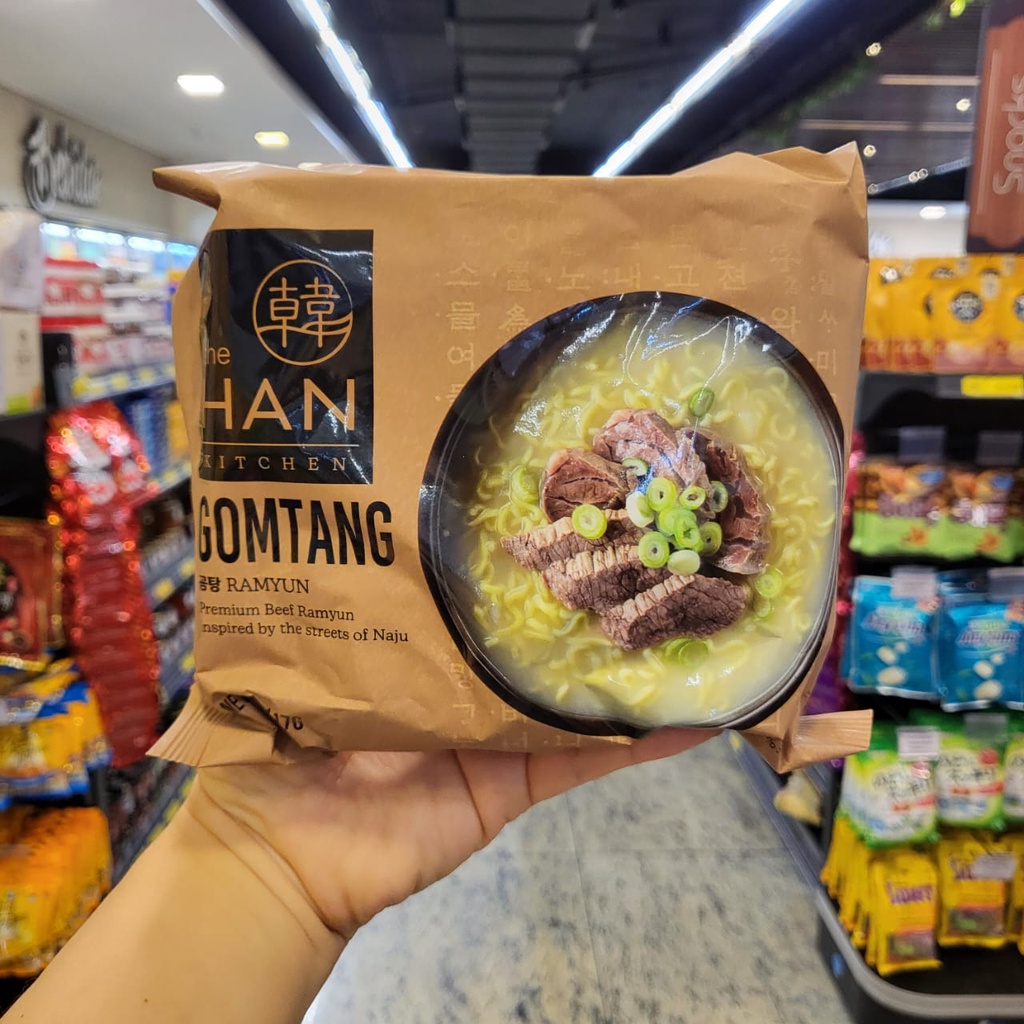 Macarrão Instantâneo Coreano Premium The Han Kitchen: Gomtang 117g ...