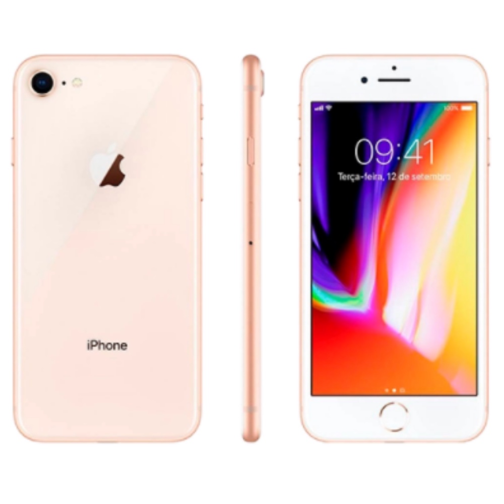 Smartphone Iphone 8 64GB Rose Recondicionado | Shopee Brasil