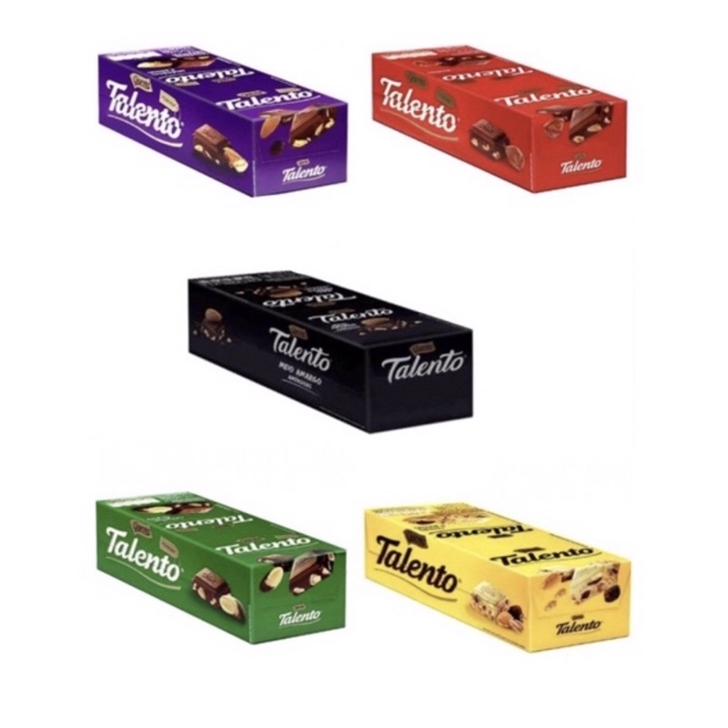Chocolate Mini Talento Garoto Diversos Sabores - Com 15 Unidades X De ...