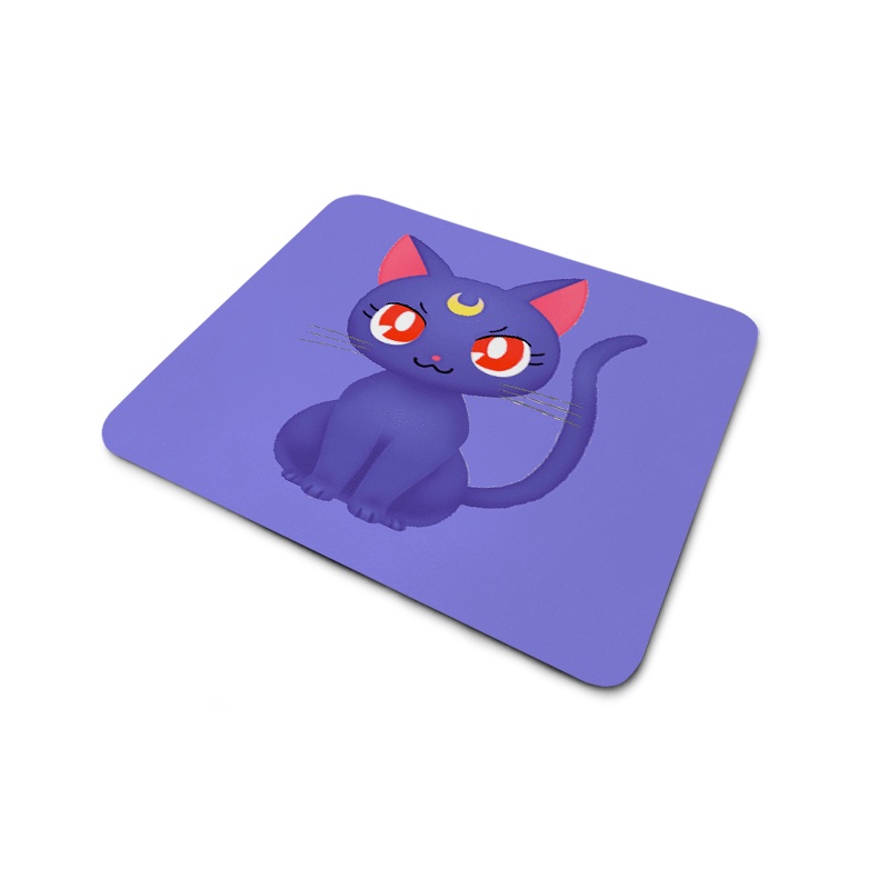 Mouse Pad Sailor Moon Luna Roxo Lua | Shopee Brasil