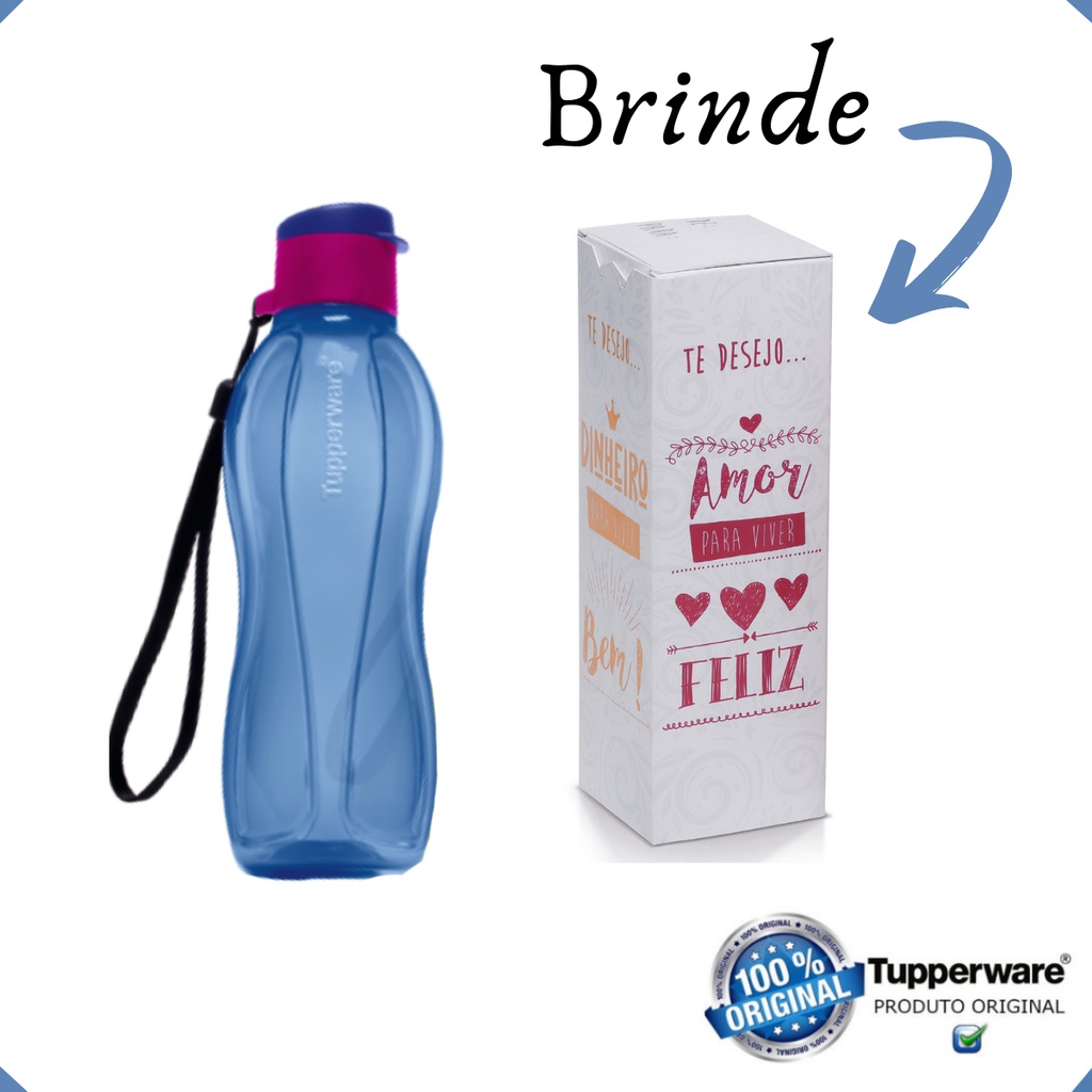 Garrafinha Tupperware 500ml Com Caixinha Presente Original Envio ...