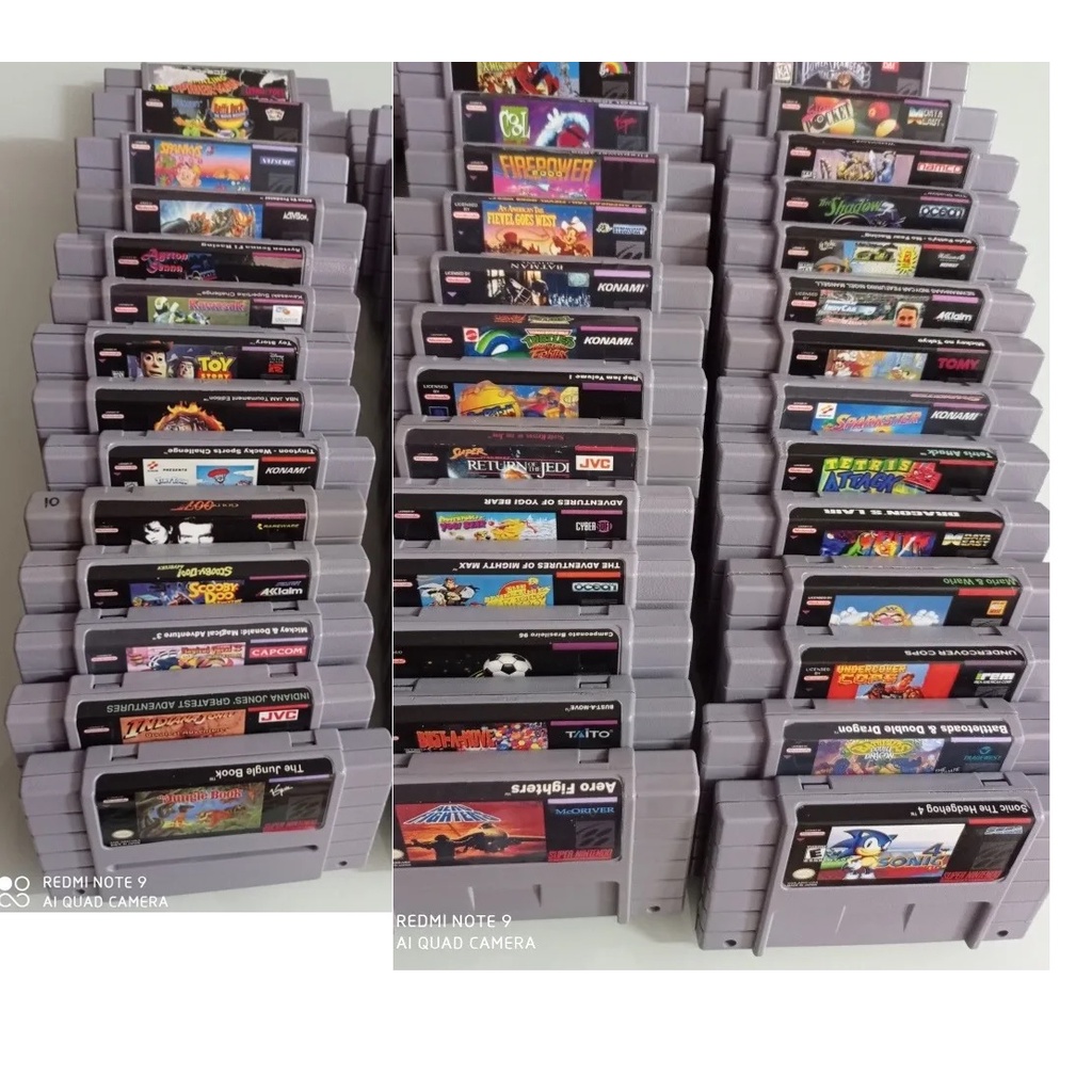 Cartuchos de mega drive / sega a partir de 29,99. veja lista completa ...