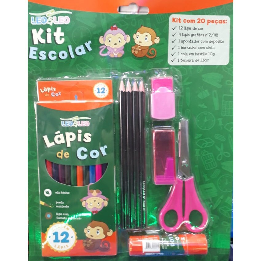 Kit Material Escolar Shopee Brasil