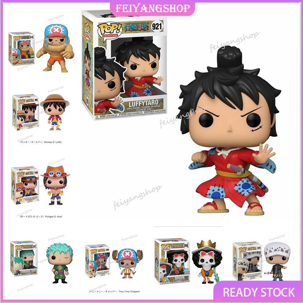 Funko Pop One Piece Figure Luffy Ace Buffed Chopper Limited Boneca ...