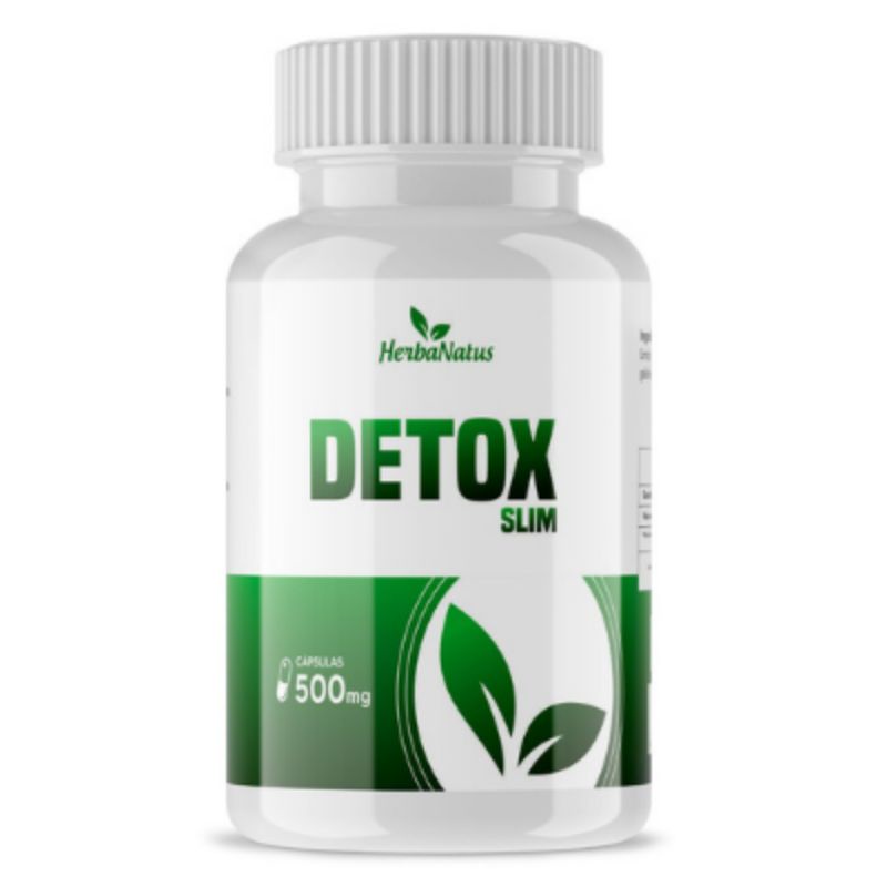 Detox Slim com cha verde 500mg 60Caps. | Shopee Brasil