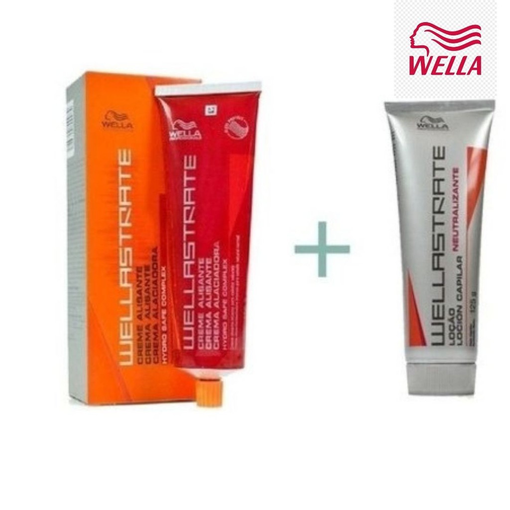 Kit Wella Alisante Capilar Profissional Wellastrate | Shopee Brasil