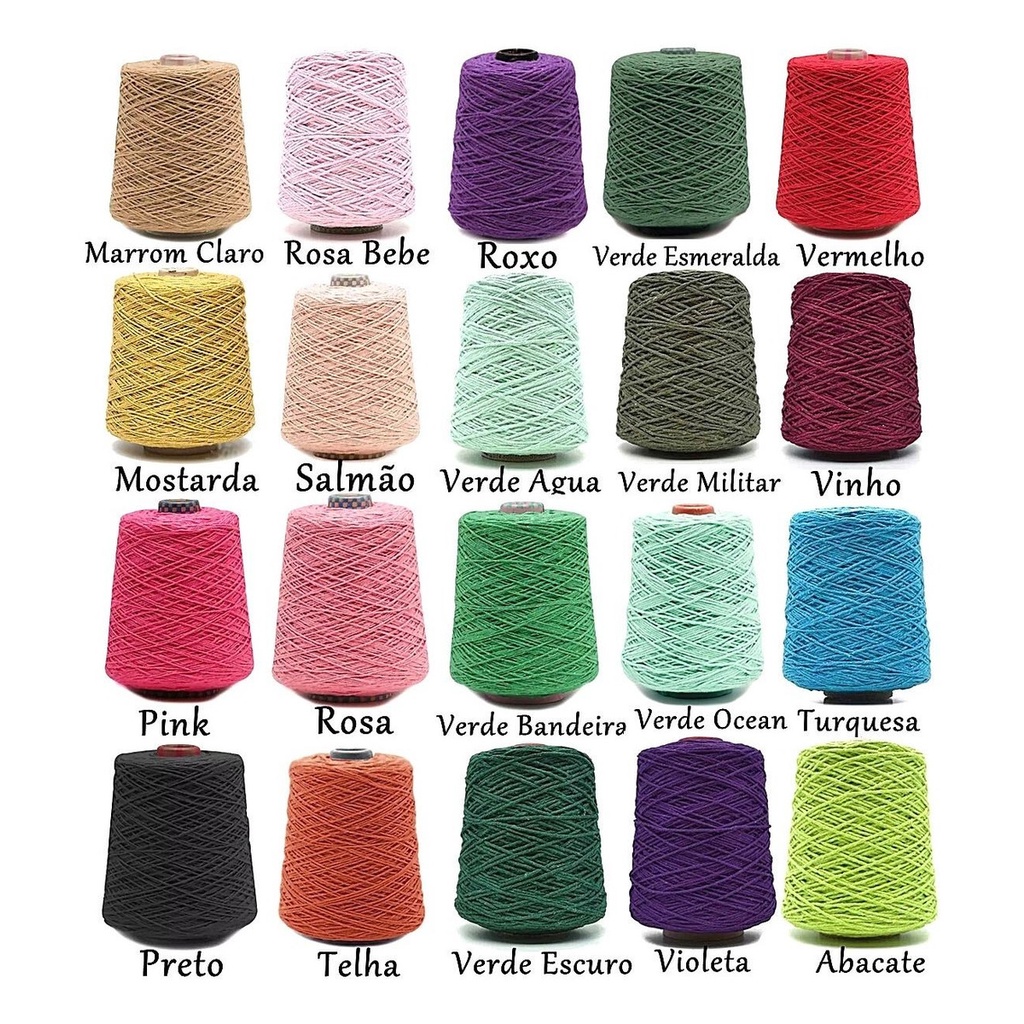 Barbantes Direto de Fabrica FIO 6 Barbante para Croche Barbante para ...