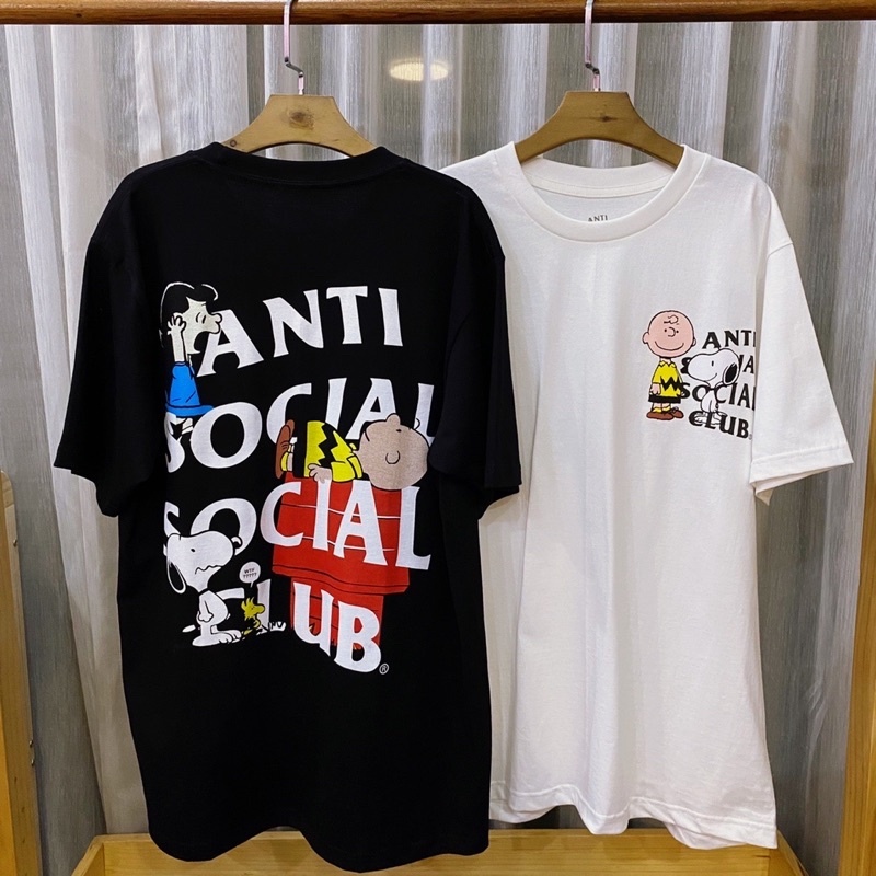 Camiseta T-shirt Unissex Algodão Anti Social Club Snoopy - Desconto no ...