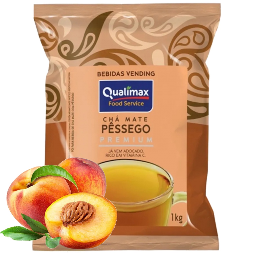 Chá Mate Solúvel Qualimax Pêssego - 01 Kg Bebida Premium | Shopee Brasil