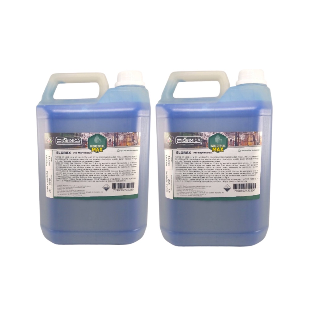 Kit 2 unid. Solupan Desengraxante Concentrado Limpeza Pesada 5l | Shopee Brasil