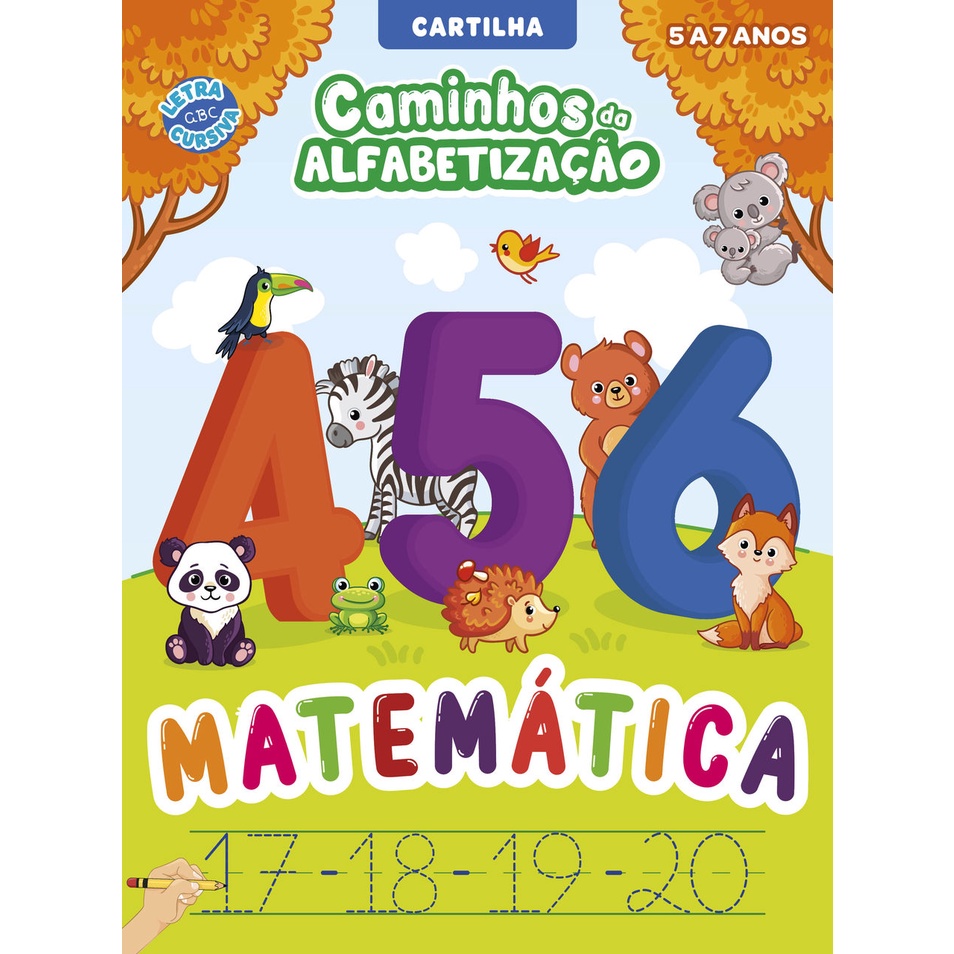 Cartilha Caminhos da Alfabetização - Matemática 5 a 7 anos | Shopee Brasil