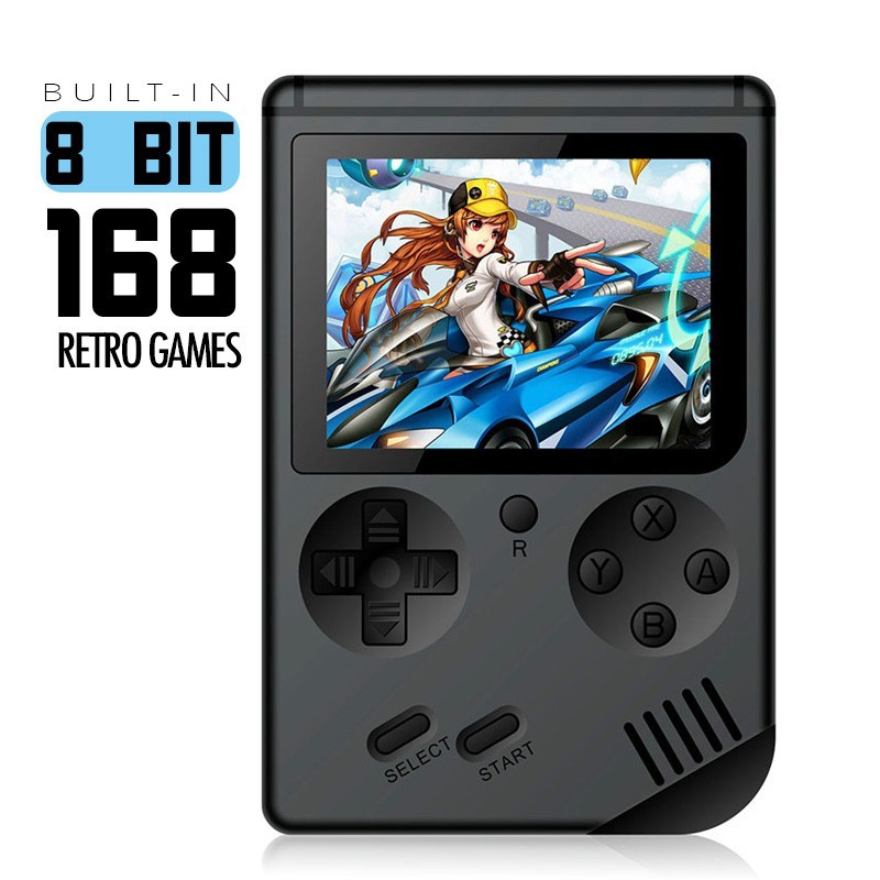 Retro Mini 2 Handheld Game Console Emulator Built-in 168 Jogos AV Out ...