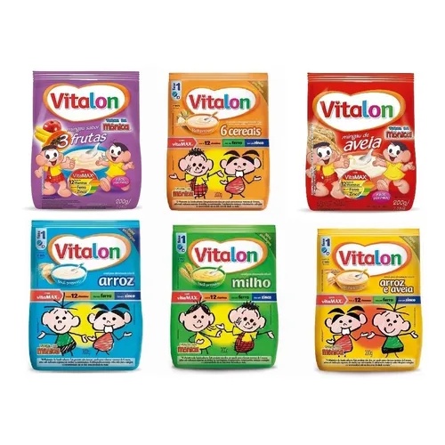 Kit 6 Unid. Minagau Vitalon Sabores Variados Envio Imediato | Shopee Brasil