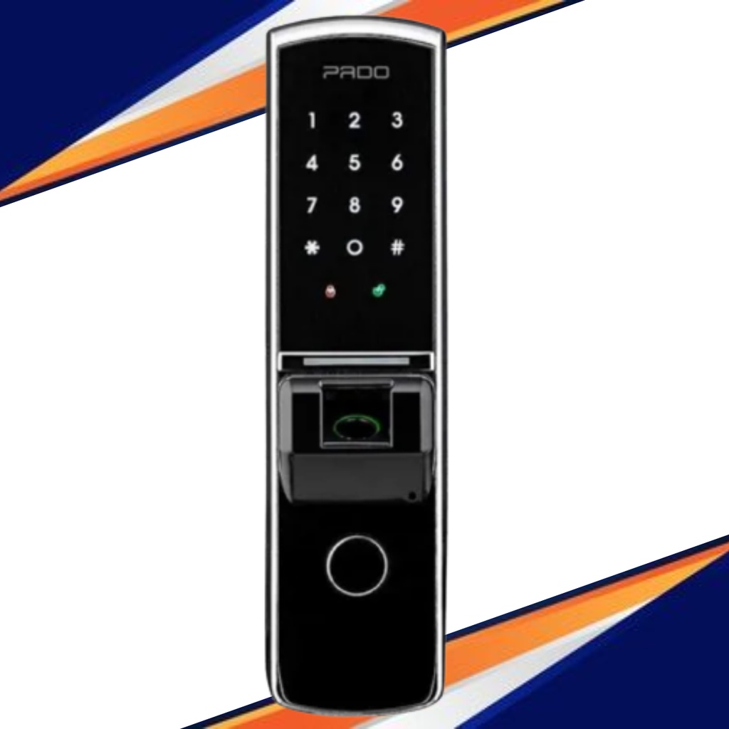 Fechadura Pado Rolete Digital Biométrica Fde-201r | Shopee Brasil
