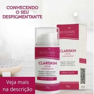CLARISKIN 30g-Creme Clareador de Manchas:MELASMA-Manchas de Acne, entre ...