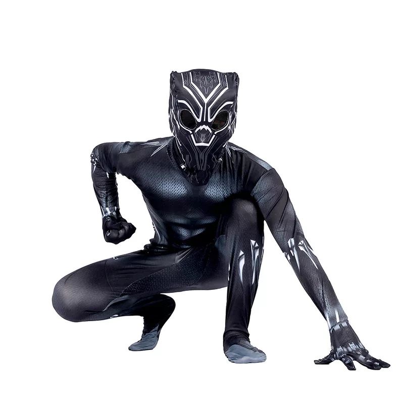 Pantera Negra Cosplayer Traje Marvel Fantasia Adulto | Shopee Brasil